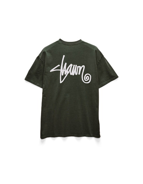 Shawn Script Tee - Washed Forest – Chicago Joes